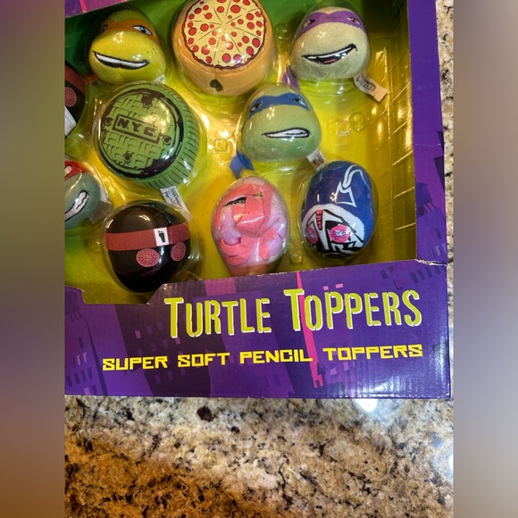 Viacom | Toys | Nib Teenage Mutant Ninja Turtle Pencil Toppers | Poshmark